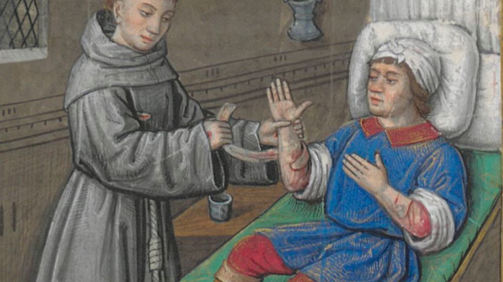 В средние века люди спали сидя.