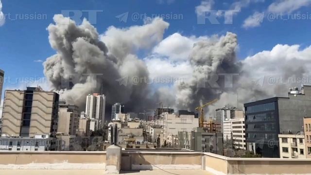 Два попадания в Тегеране - сионисты и фашисты продолжают атаку прямо сейчас