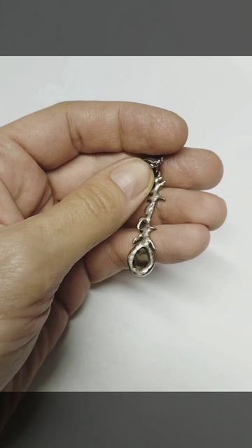 Сокровища Троянцев Кулон абстрактный с лабрадоритом (единственный экземпляр) (арт.НФЭ-1231-Н-лабр1 )