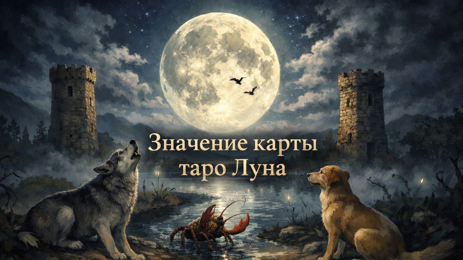 Значение карты таро Луна