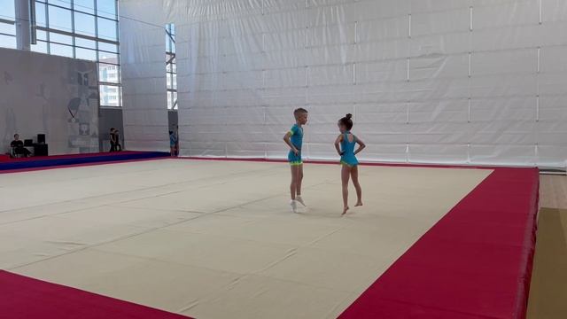 СмП 3 юношеский разряд, Рыжова Ева - Корницкий Егор, КРОО ФСА, Комбинированное упражнение