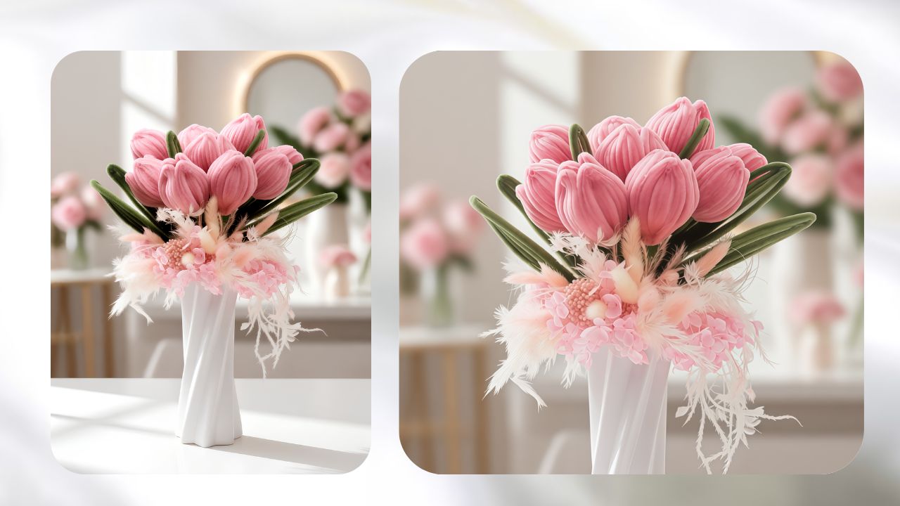 ТЮЛЬПАНЫ ИЗ СИНЕЛЬНОЙ ПРОВОЛОКИ