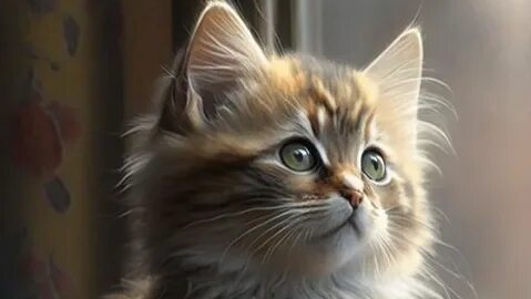 Пушистое счастье. С днём кошек. Шикарная музыкальная открытка.