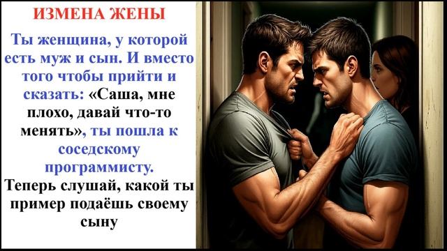 Аудиорассказ. Измена жены. Истории из жизни