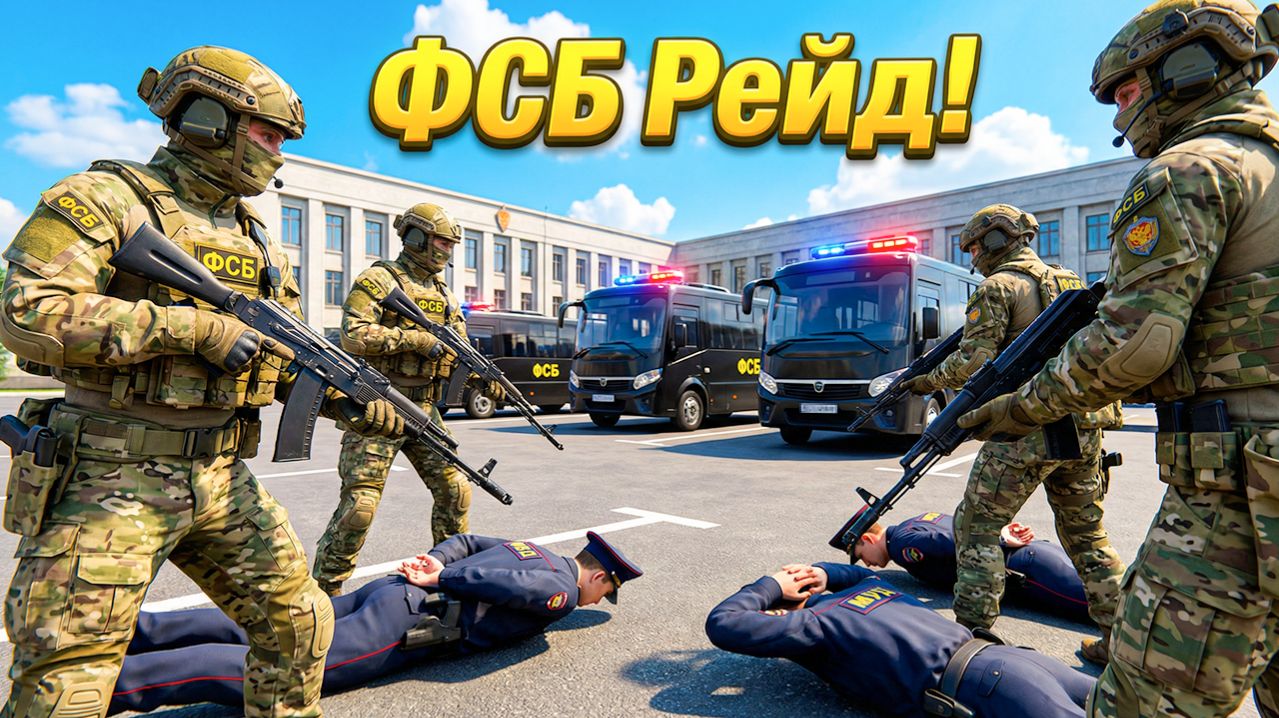 ОБЛАВА ФСБ на УМВД ППС на АМАЗИНГ РП