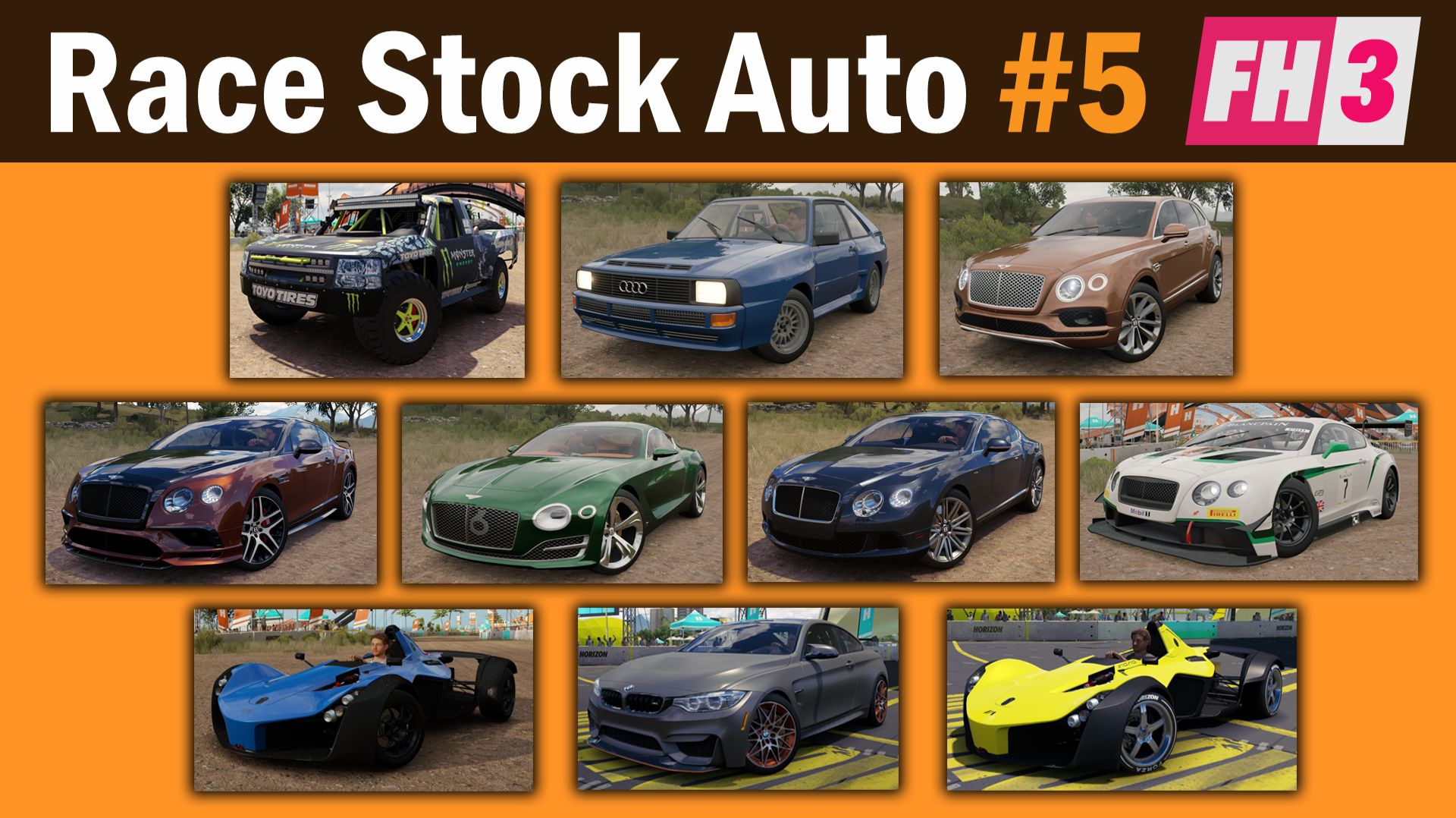 Forza Horizon 3 - Race Stock Auto #5