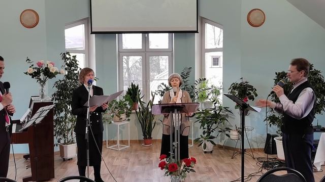 Любительский хор - «Мы приносим жертву хваления» 01.04.23