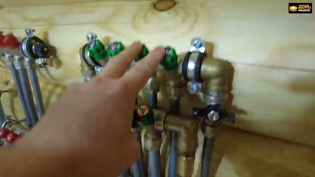 Высоковск Отопление в доме из Бревна