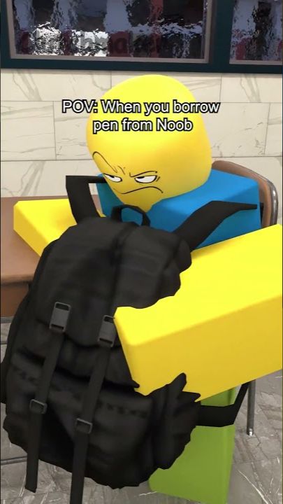 POV: When you borrow pen from Noob = 💀