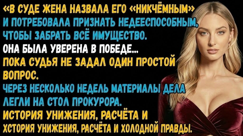 Истории из жизни: Жена назвала меня никчёмным. Через час ей грозил уголовный срок.
