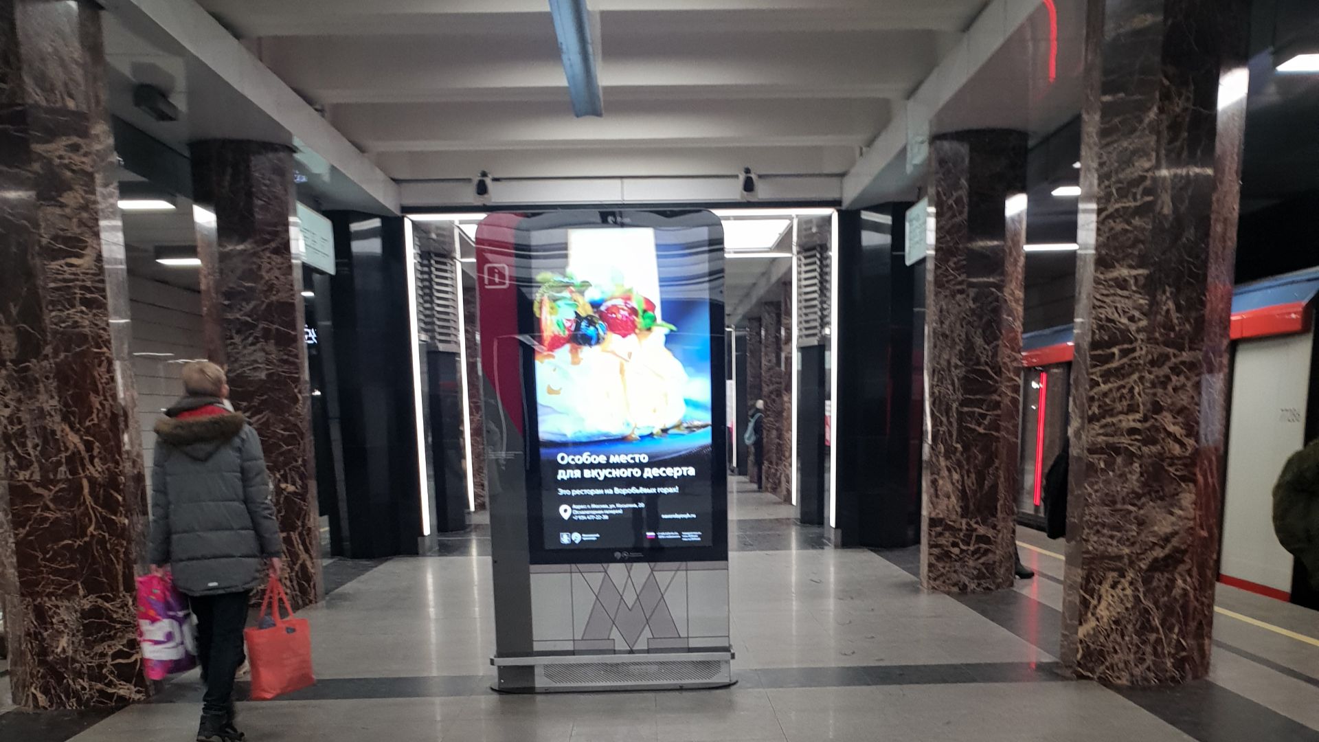 Перегон Каховская - Каширская