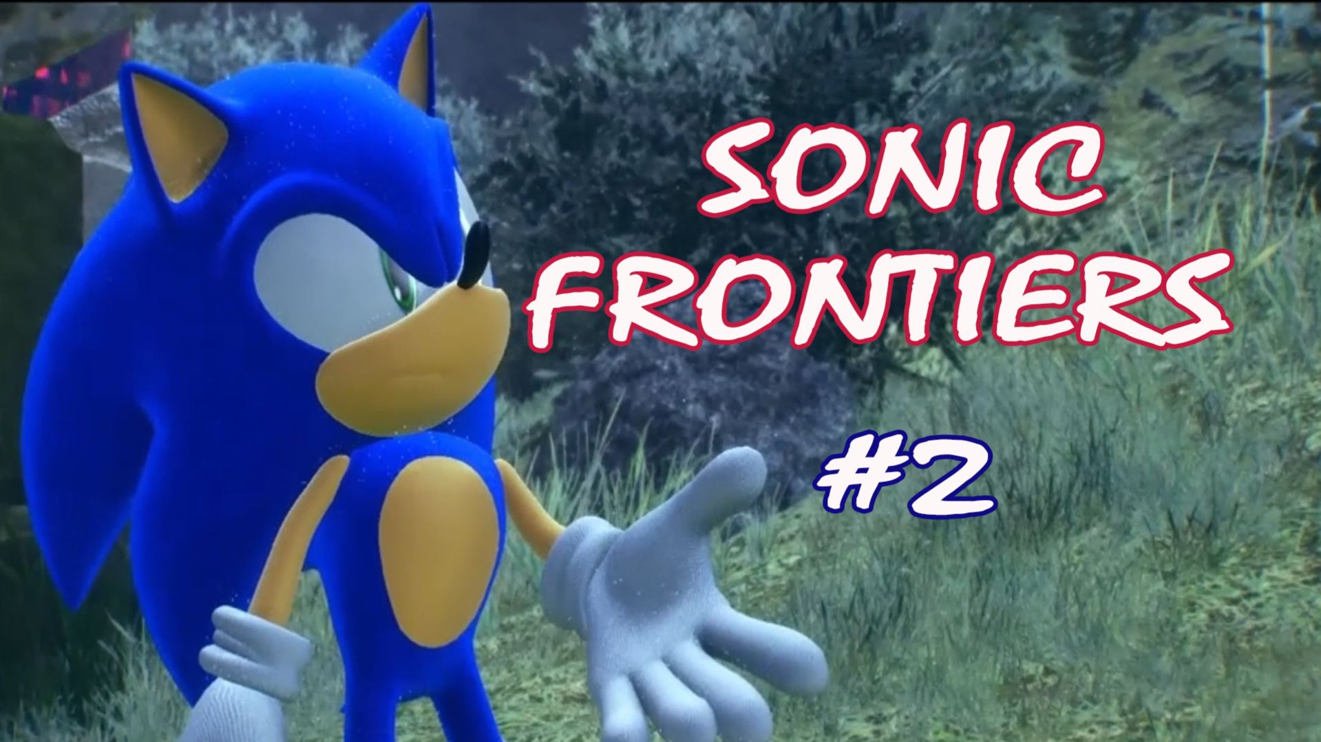 Sonic Frontiers #2. Соник на острове Кроноса. Битва с Ниндзя. PS4