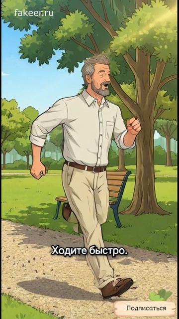 Маркеры долголетия: скорость ходьбы - индикатор здоровья; чем она быстрее, тем вы моложе #долголетие