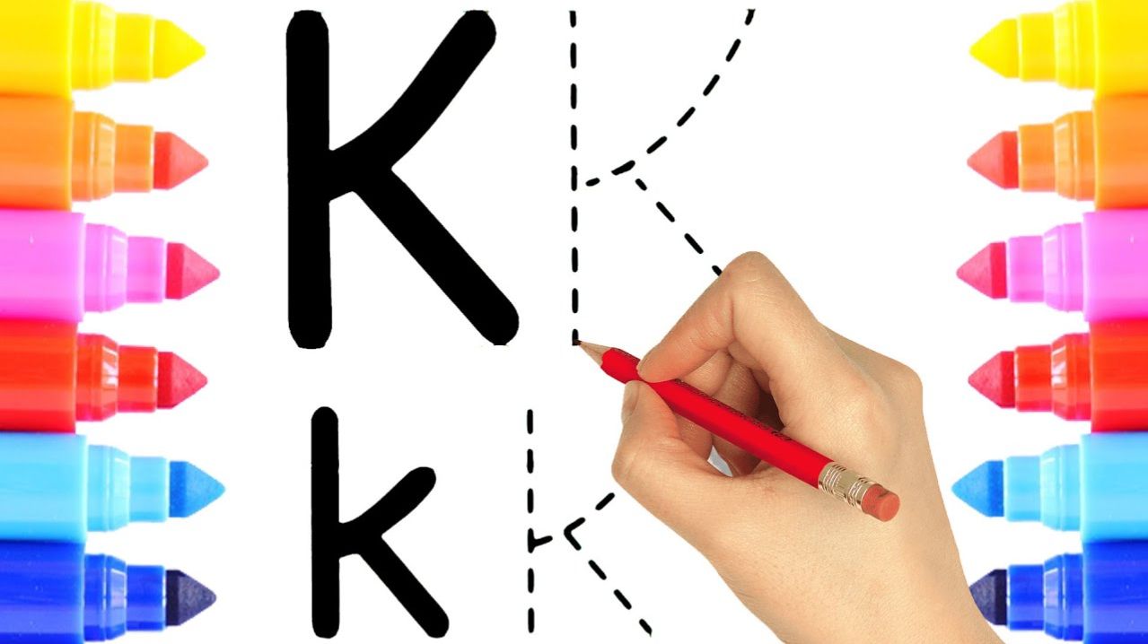 Английский алфавит для детей/Буква K