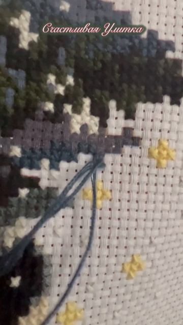 Процесс вышивка крестиком Фикс Прайс Fix Price Синица