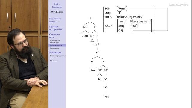 Беляев О.И. - Лексико-функциональная грамматика - 2. Введение