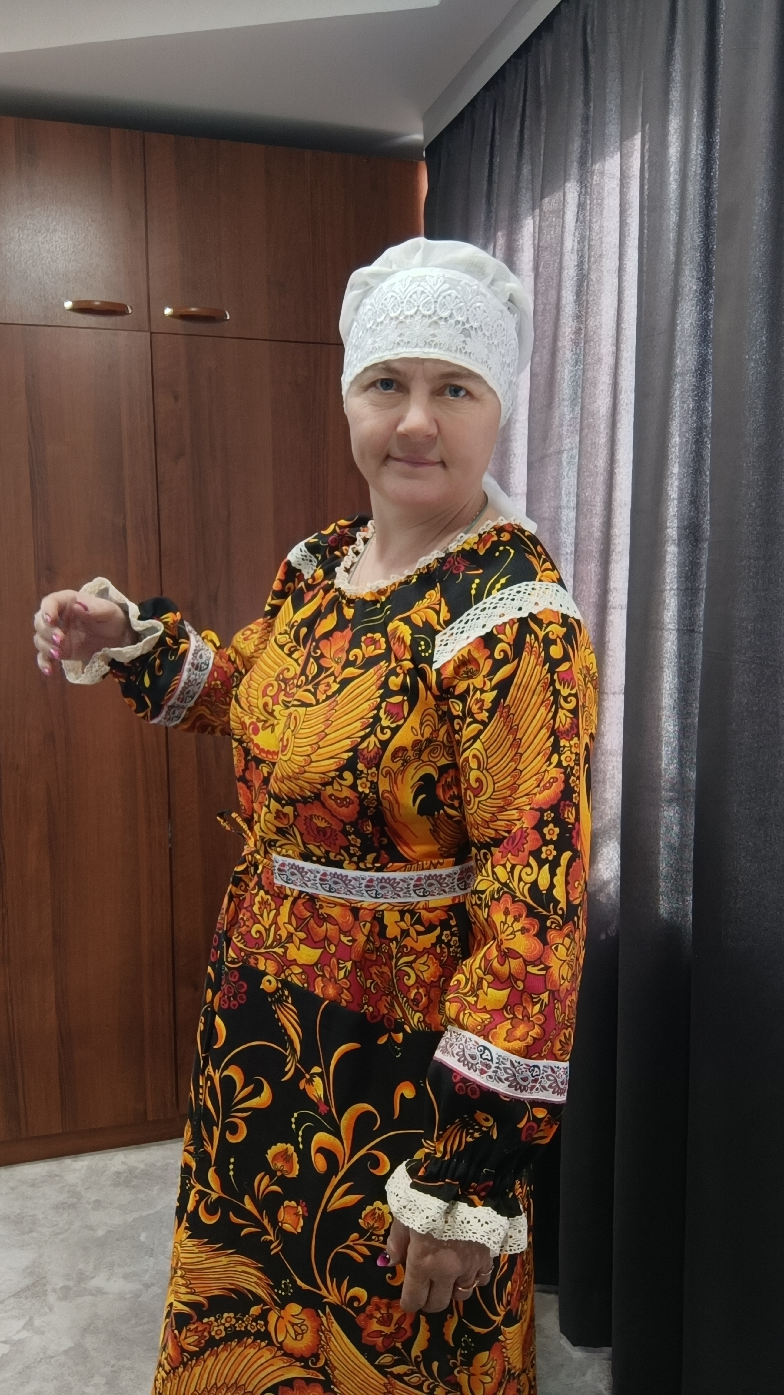 Платье в славянском стиле