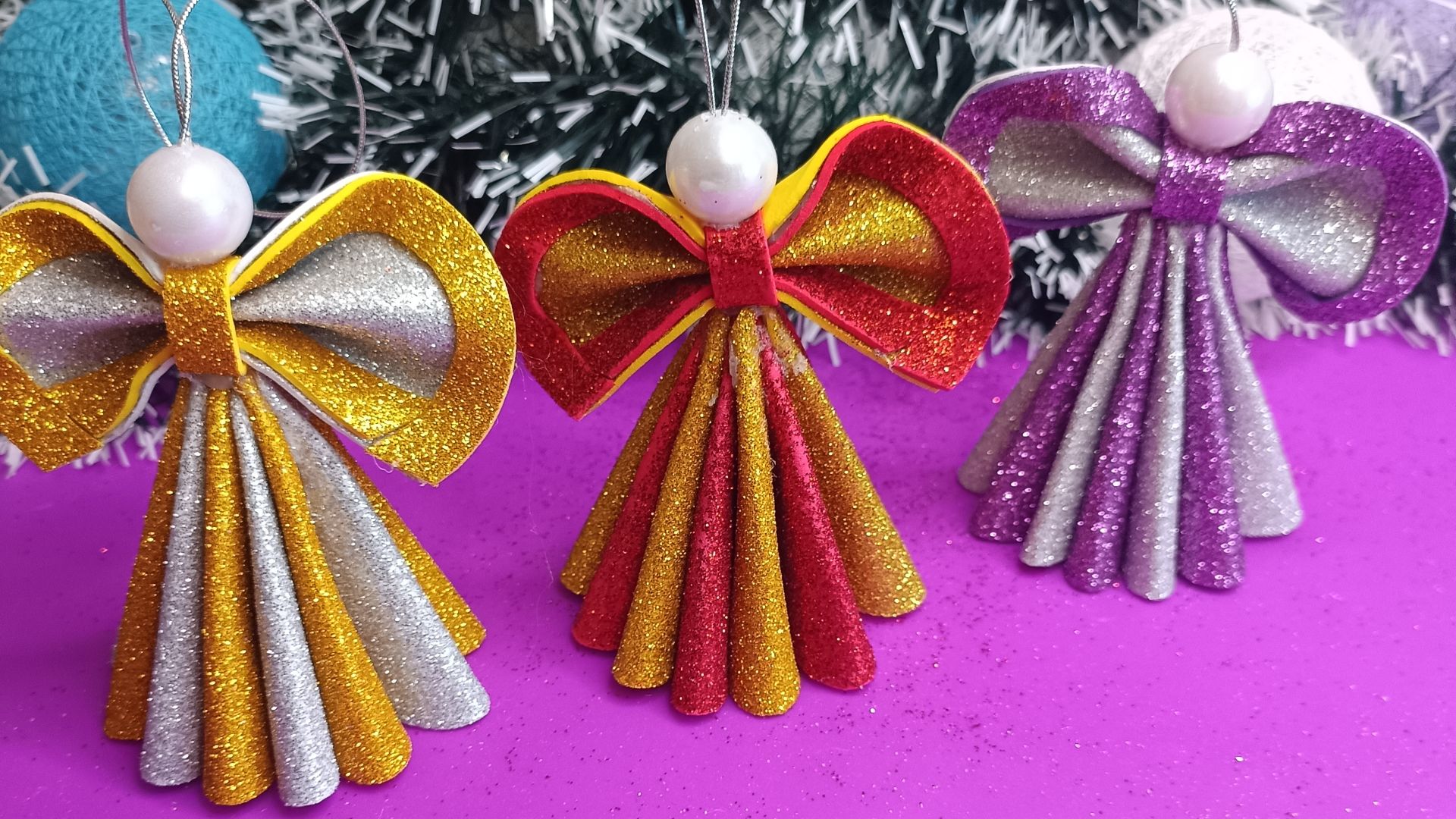 ОЧЕНЬ красивый ангел из фоамирана