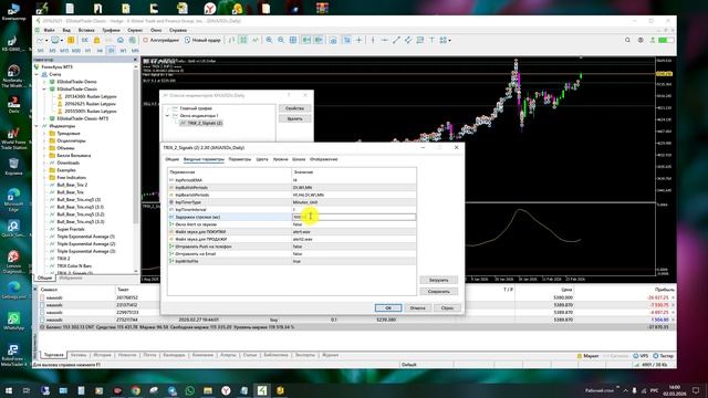 Видео обзор универсального индикатора тренда TRIX SIGNAL МТ5
