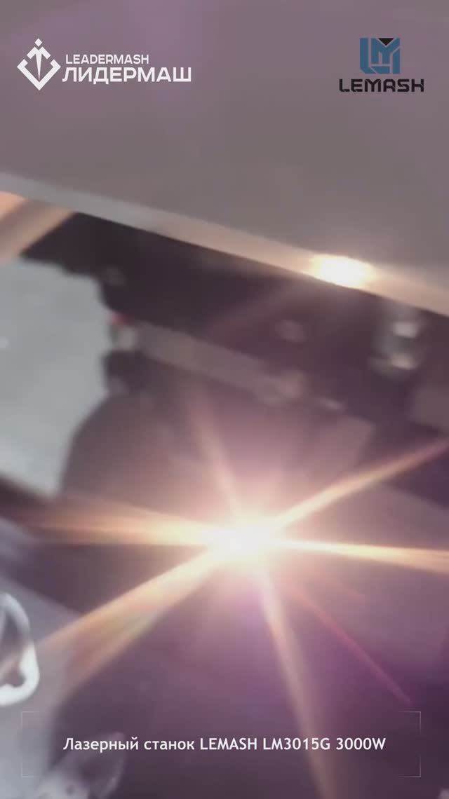 Волоконный лазерный станок LEMASH LM3015G 3000W введен в эксплуатацию