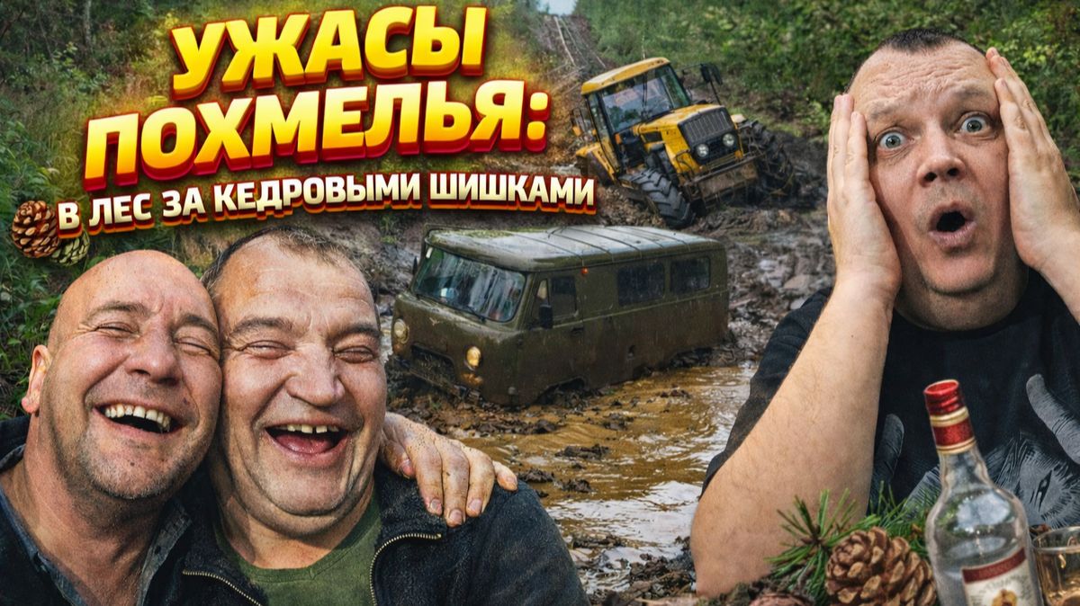 Ужасы похмелья: Похмельные приключения или в лес за кедровыми шишками
