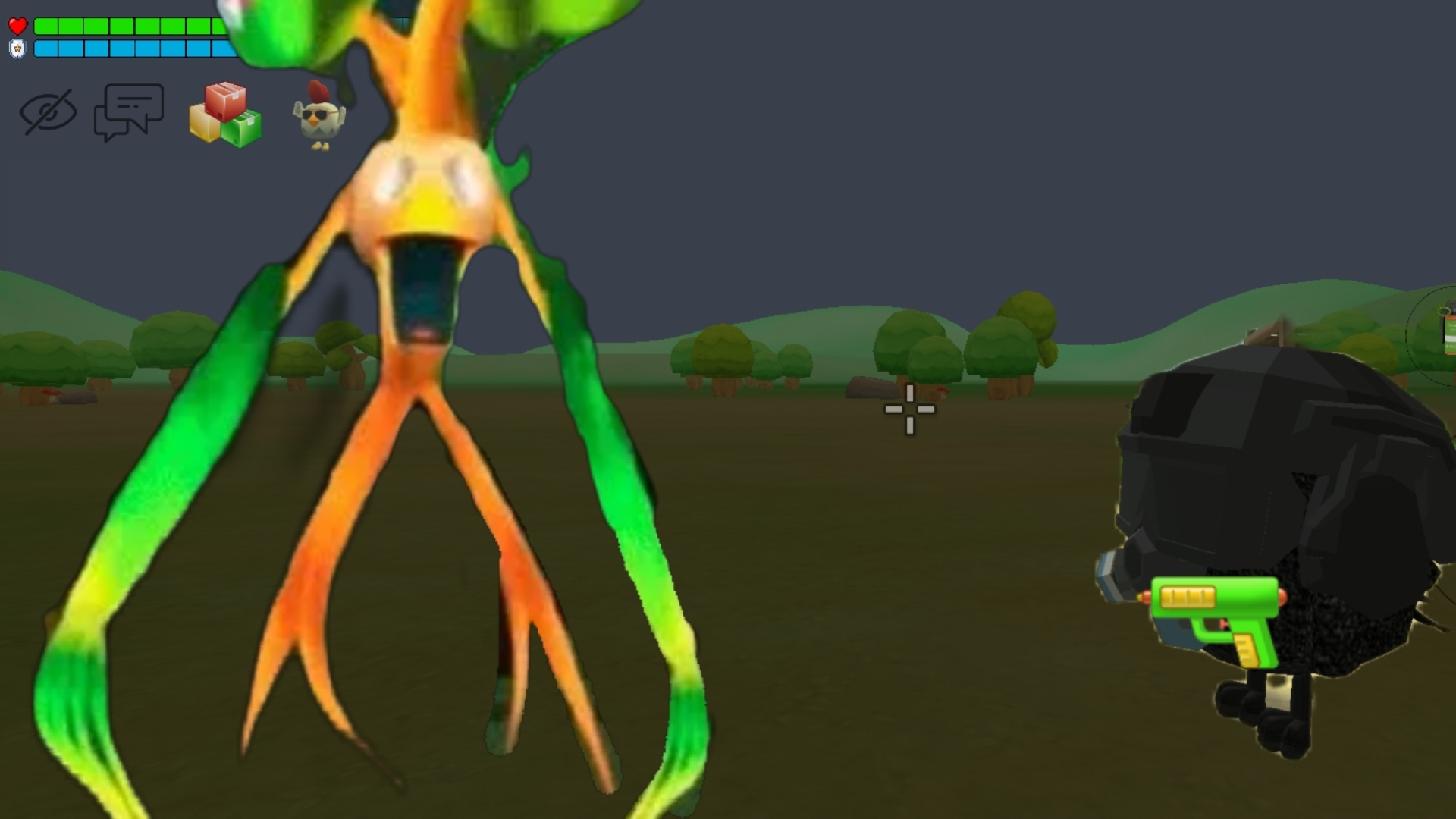 Призыв лешого в чикен ган!