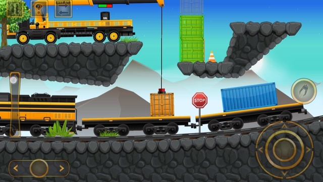 Construction city 2. 173-174 level. Train.