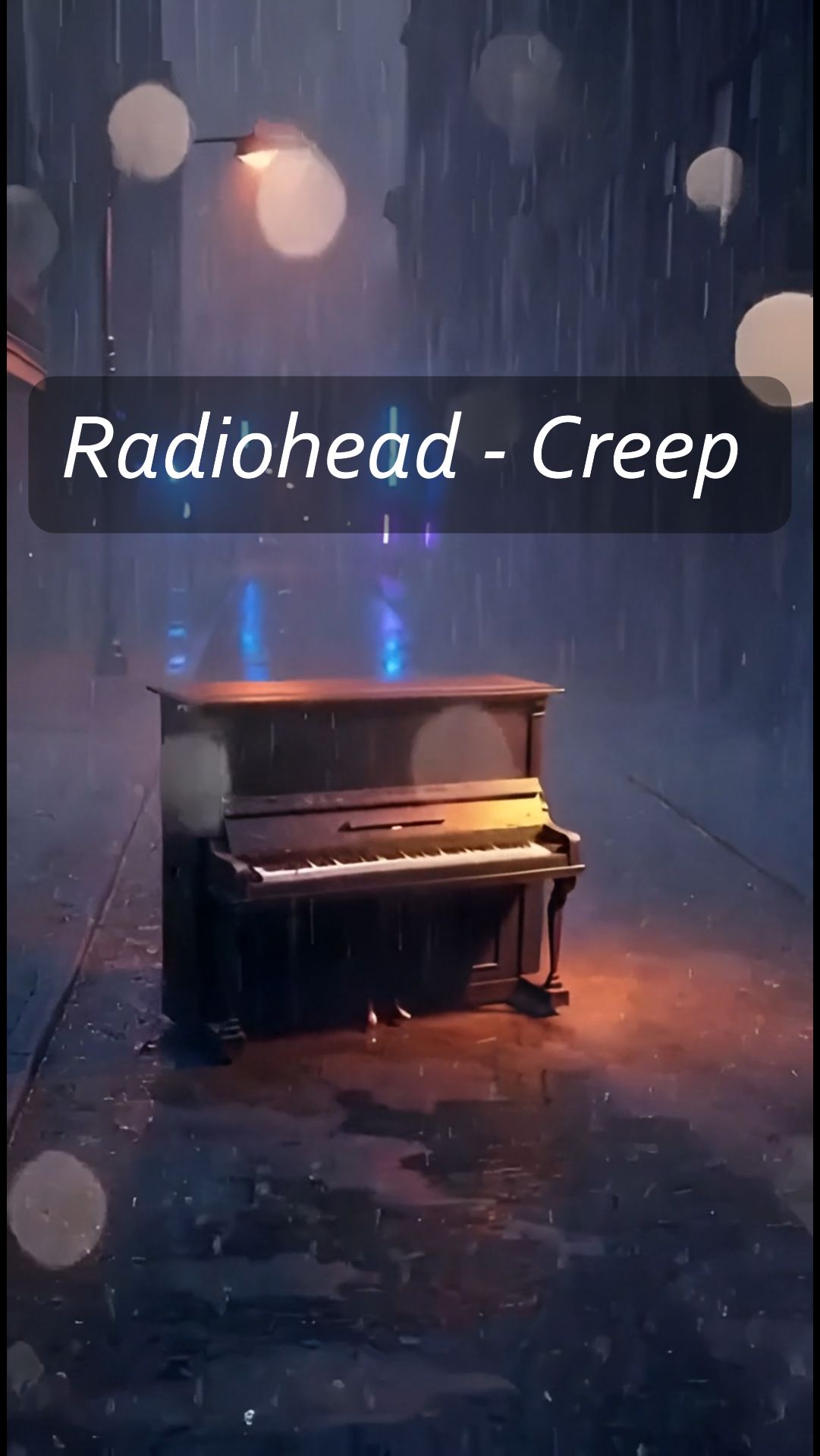 Легендарная композиция Radiohead «Creep» в атмосферном фортепианном исполнении