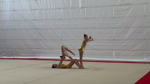 ТР 2 юношеский разряд, Деева - Еременко - Мальцева, КРОО ФСА, Комбинированное упражнение