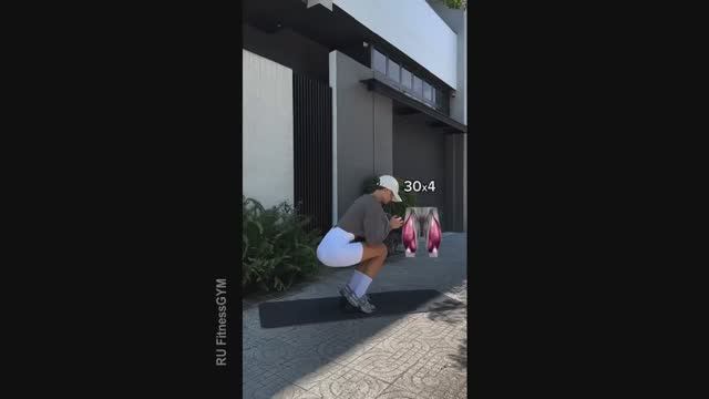 Упражнения на разные группы мышц ягодиц RU GYM