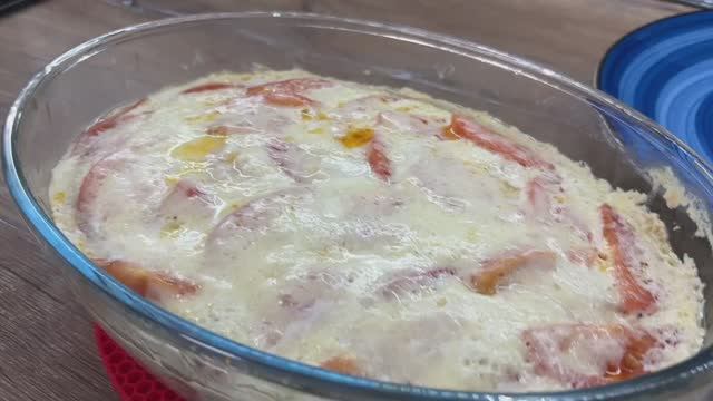 Сочная запеканка с сыром и помидорами простой рецепт быстро и вкусно