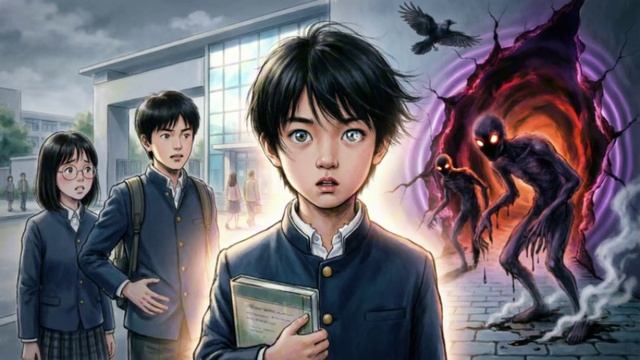 Аудиокнига. Потерянный в прошлом, преследуемый в настоящем: монстры в школе. Попаданцы.