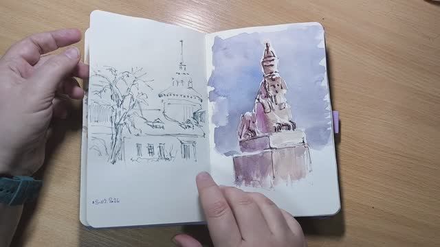 Рисовальный дневник за февраль