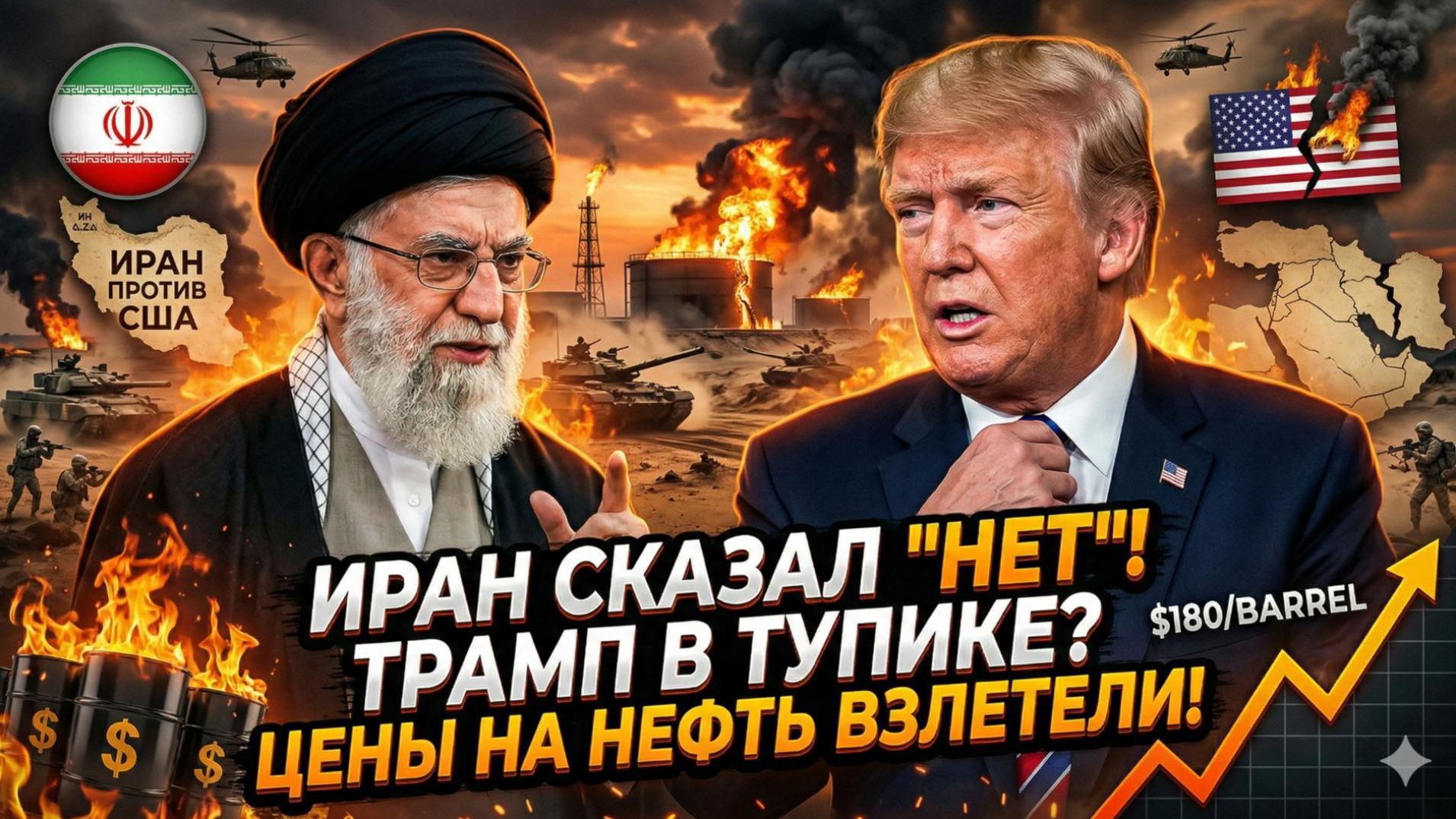 🛢️📈Меркурис | Нефтяной шок: Иран готов к долгой войне, США теряют технику, арабы звонят Путину!