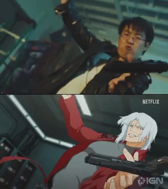 Devil May Cry, Данте с пистолетами Эбони и Айвори