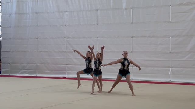 ТР 2 юношеский разряд, Семыкина - Никифорова - Романова, КРОО ФСА, Комбинированное упражнение