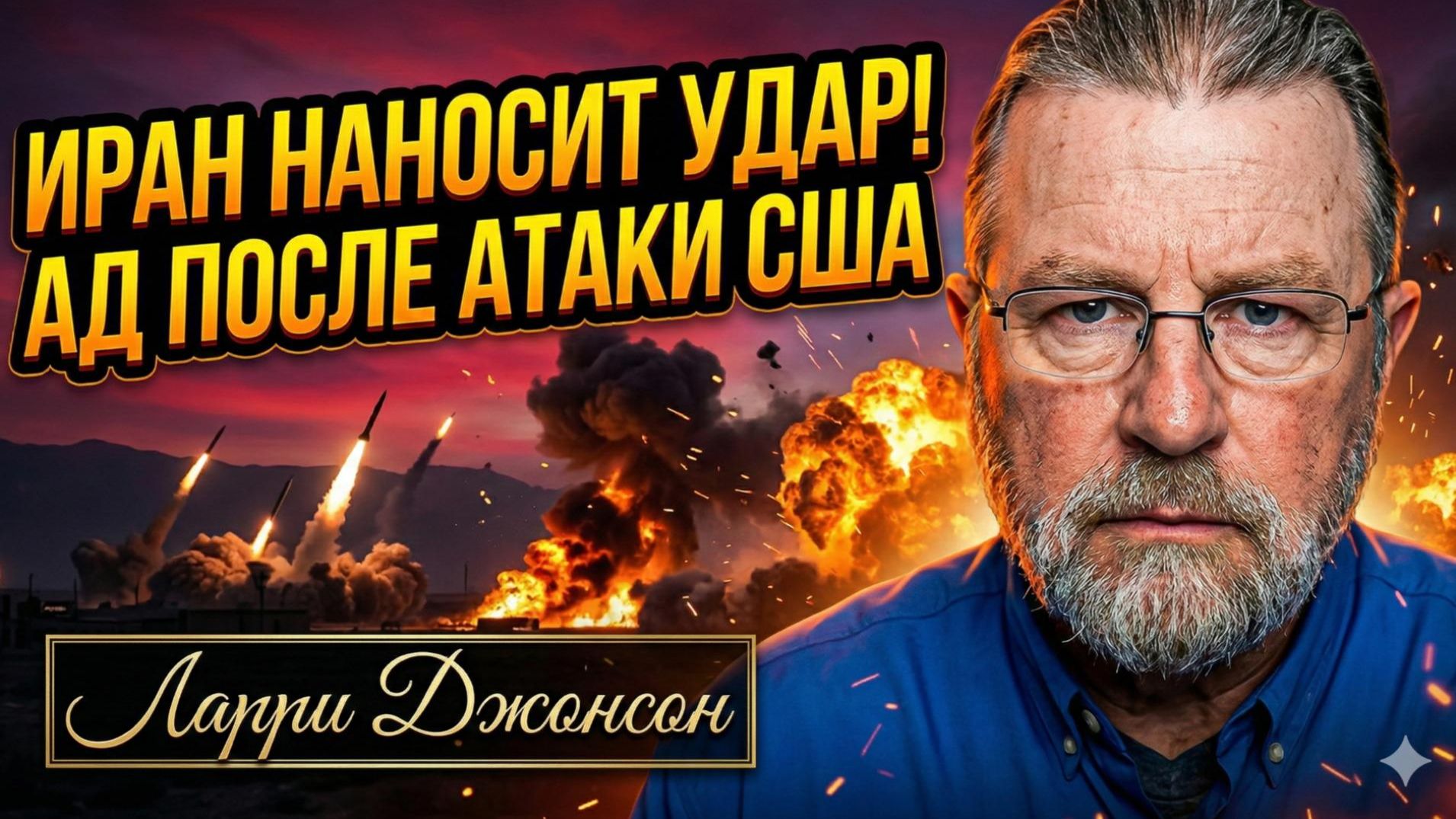🔥 Ларри Джонсон | «Иран ударил по базам США  - это не ответка, это ад!»