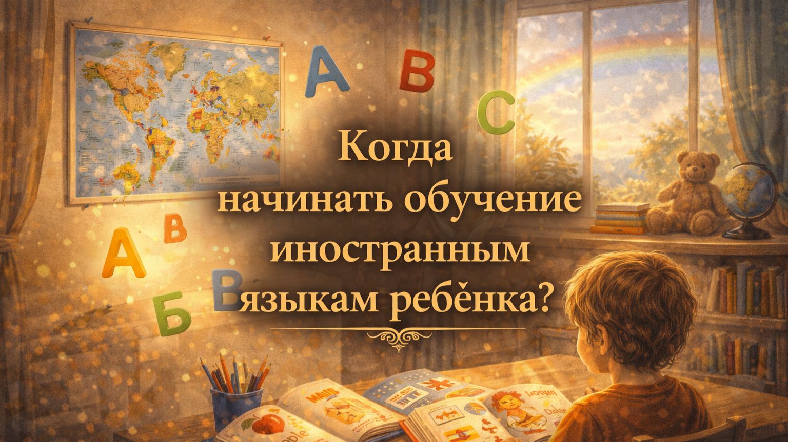 когда начинать обучение иностранным языкам ребенка ?
