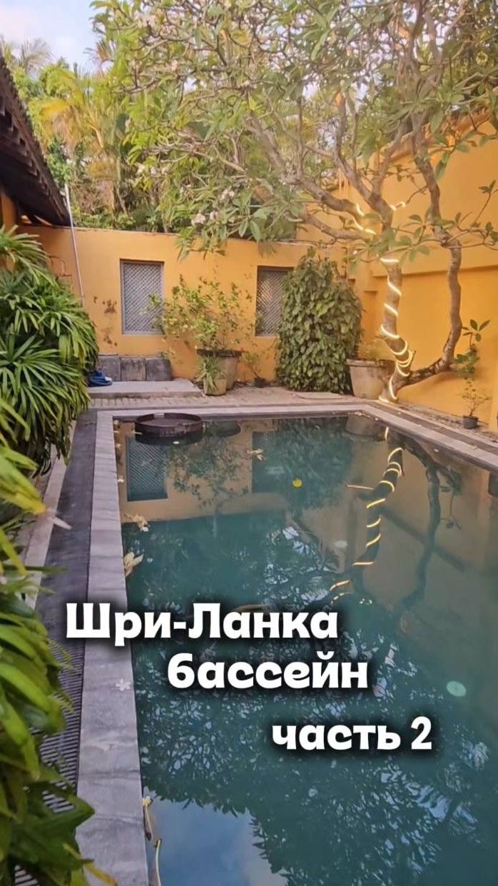 Бассейн в Шри-Ланке