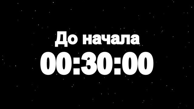 Таймер: 60 мин До начала 1920x1080 30fps Снег