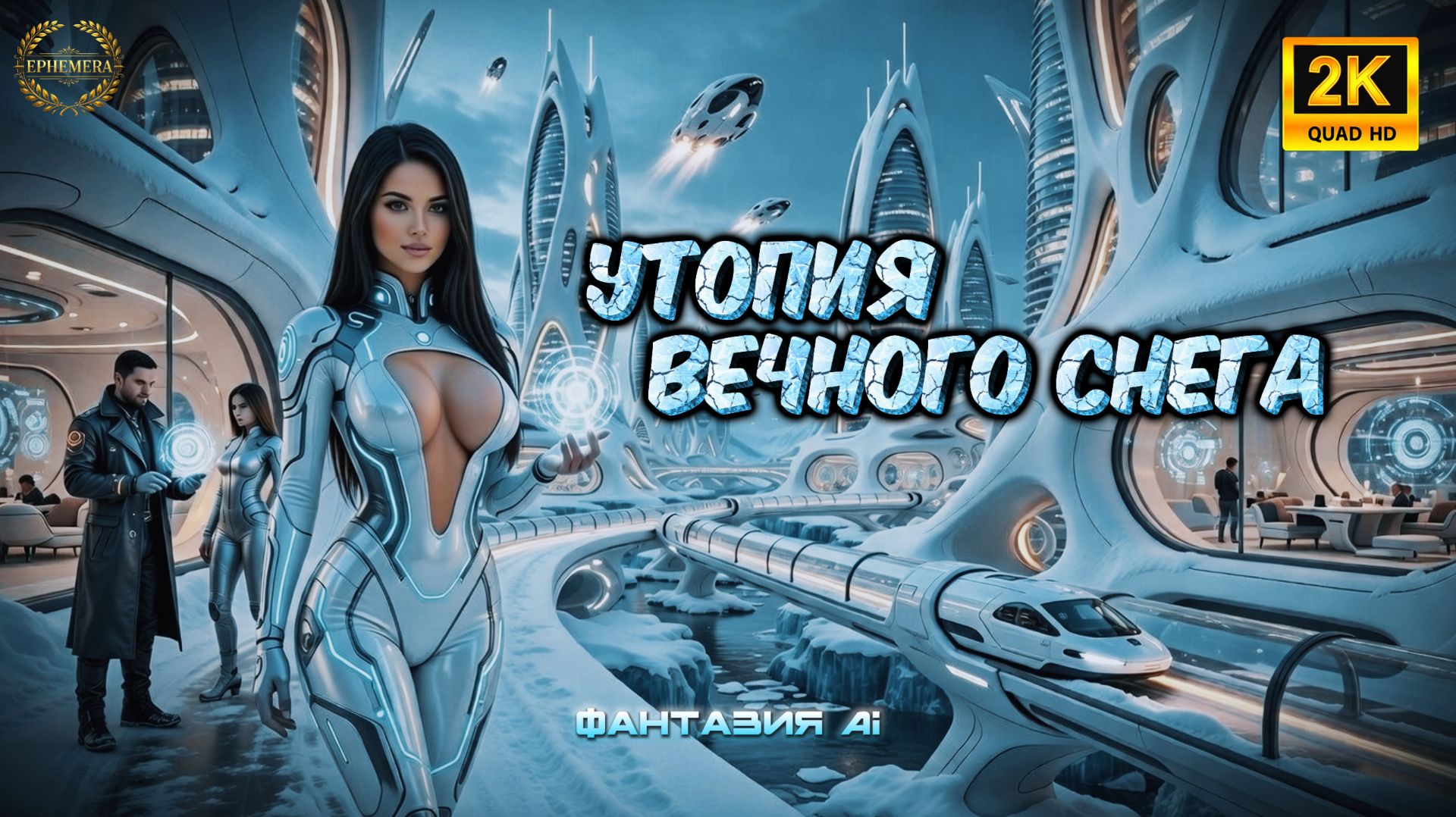 🌨️✨ Город будущего: снежная утопия в ледяной сказке! 🚀❄️