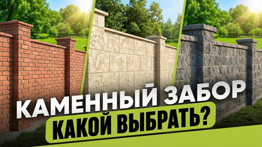Кирпич или Блок? Из чего строить забор, чтобы не переплачивать | Секреты монтажа