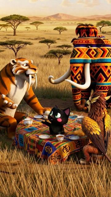 Мультик про искусство: африканские ткацкие узоры