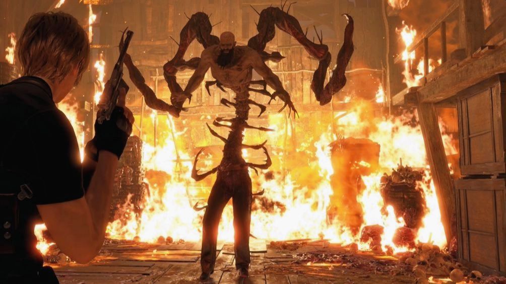 РЕЗИДЕНТ ИВЕЛ 4 - ДЛИННЫЙ БОСС - ВСЁ В ОГНЕ - НОВОЕ ОРУЖИЕ - КАТАПУЛЬТЫ - ПУШКИ - СМЕРТИ - ЗАМОК