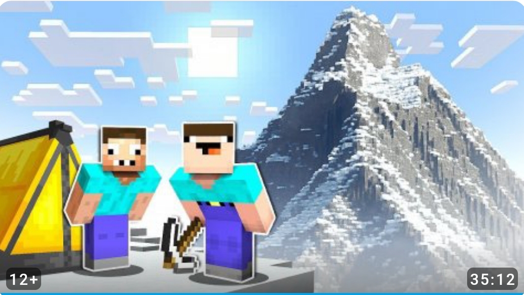 НУБ И ПРО ПОДНИМАЮТСЯ НА ЭВЕРЕСТ В МАЙНКРАФТ ! НУБИК И ТРОЛЛИНГ ЛОВУШКА MINECRAFT