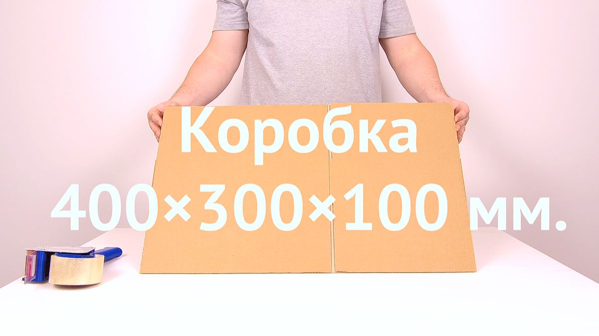 Коробка 400×300×100 Т-22 B бурый