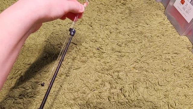 Лёгкий способ оснастки зимней удочки.