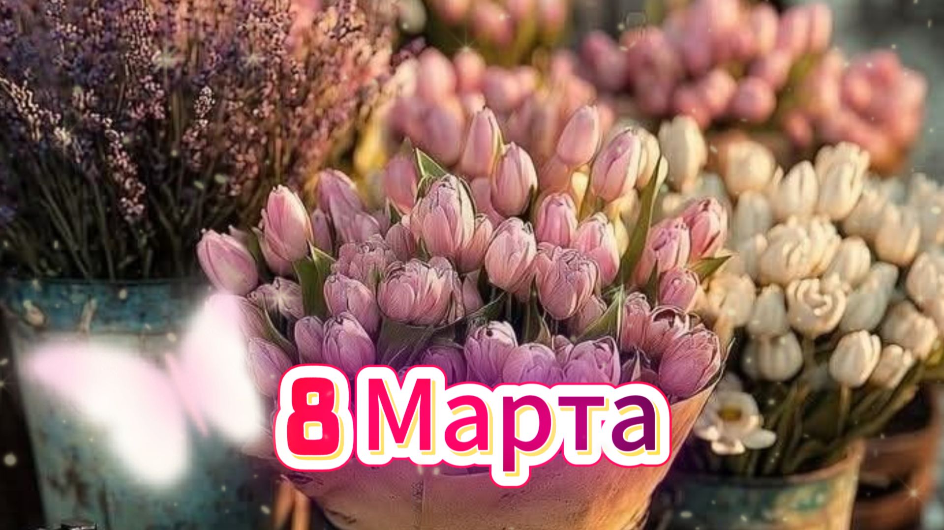 Самое лучшее поздравление с 8 марта 🌸 музыкальная открытка