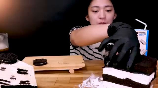ㅋㅋㅋ케이크달콤하고 너무 맛있는 다양한 쿠키앤크림 디저트 먹방 Oreo cookie and cream Pepero Tiramisu ASMR Mukbang