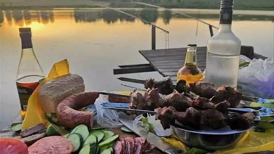 С друзьями на рыбалку